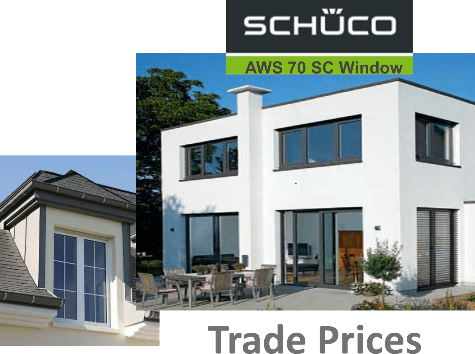 Schuco AWS 70SC Aluminium Casement Window | SlideorFold
